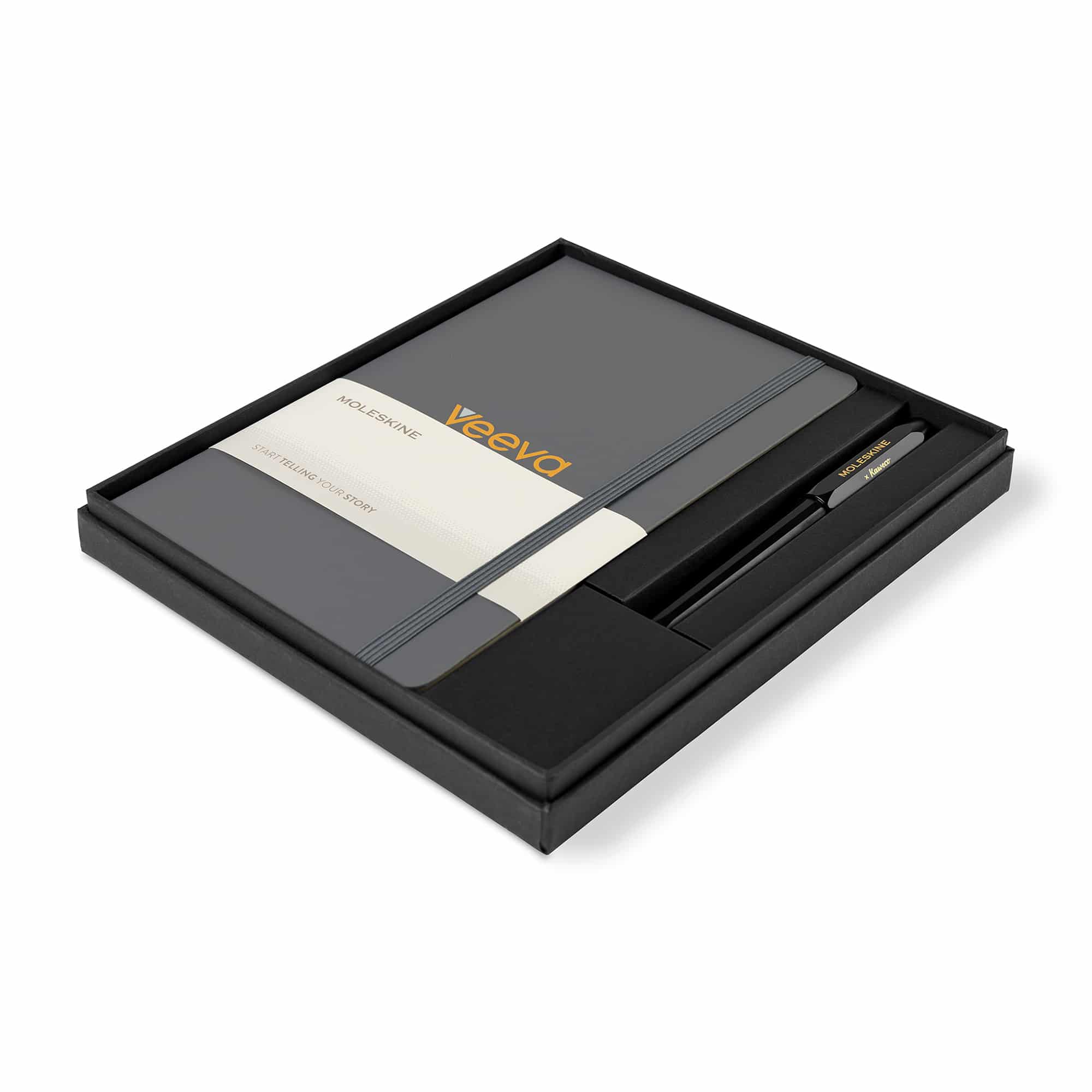 Custom Moleskine® Large Notebook and Kaweco Pen Gift Set – Slate Grey ...
